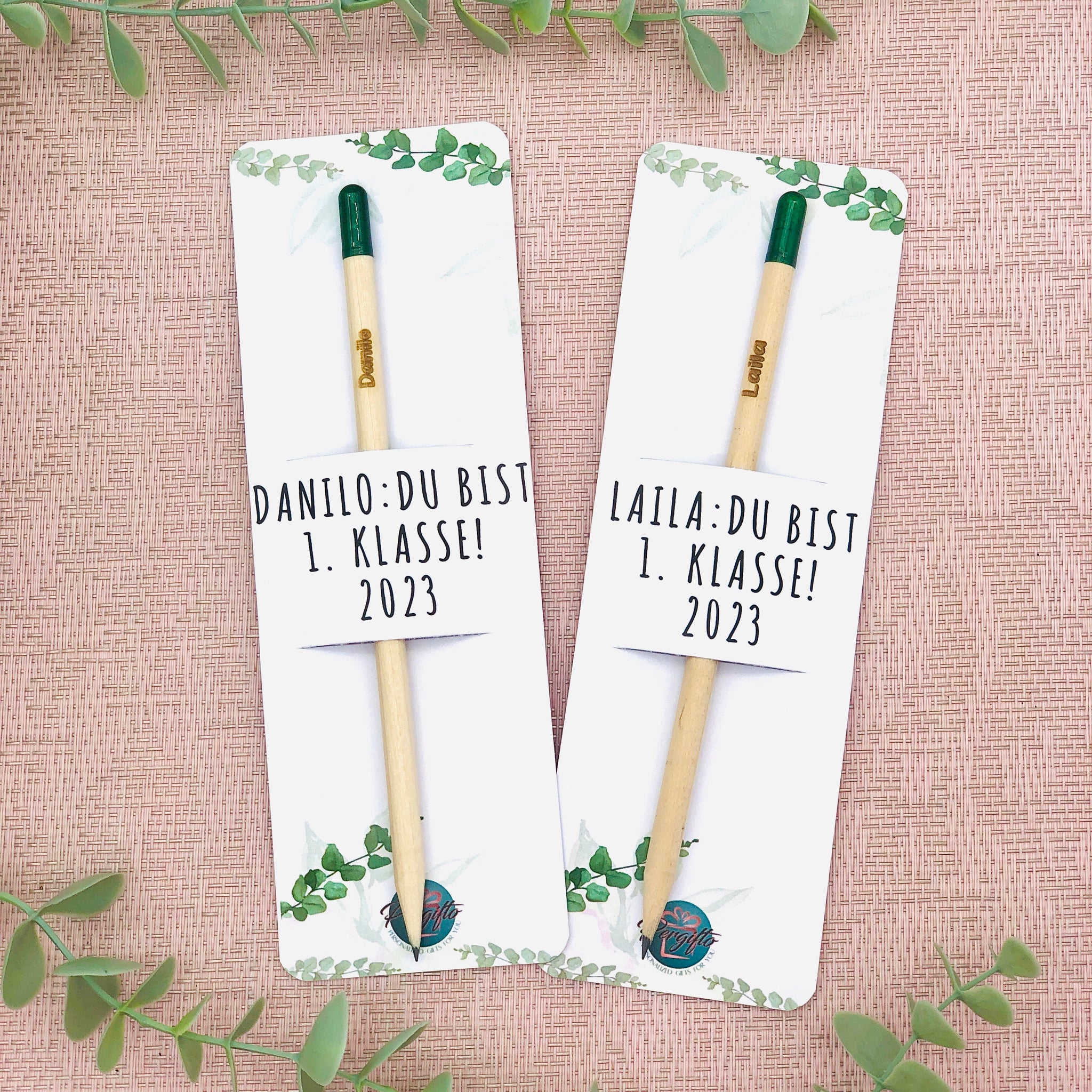 Geschenk zur Einschulung für Schultüte - Bleistift zum Einpflanzen Set – Pergifto