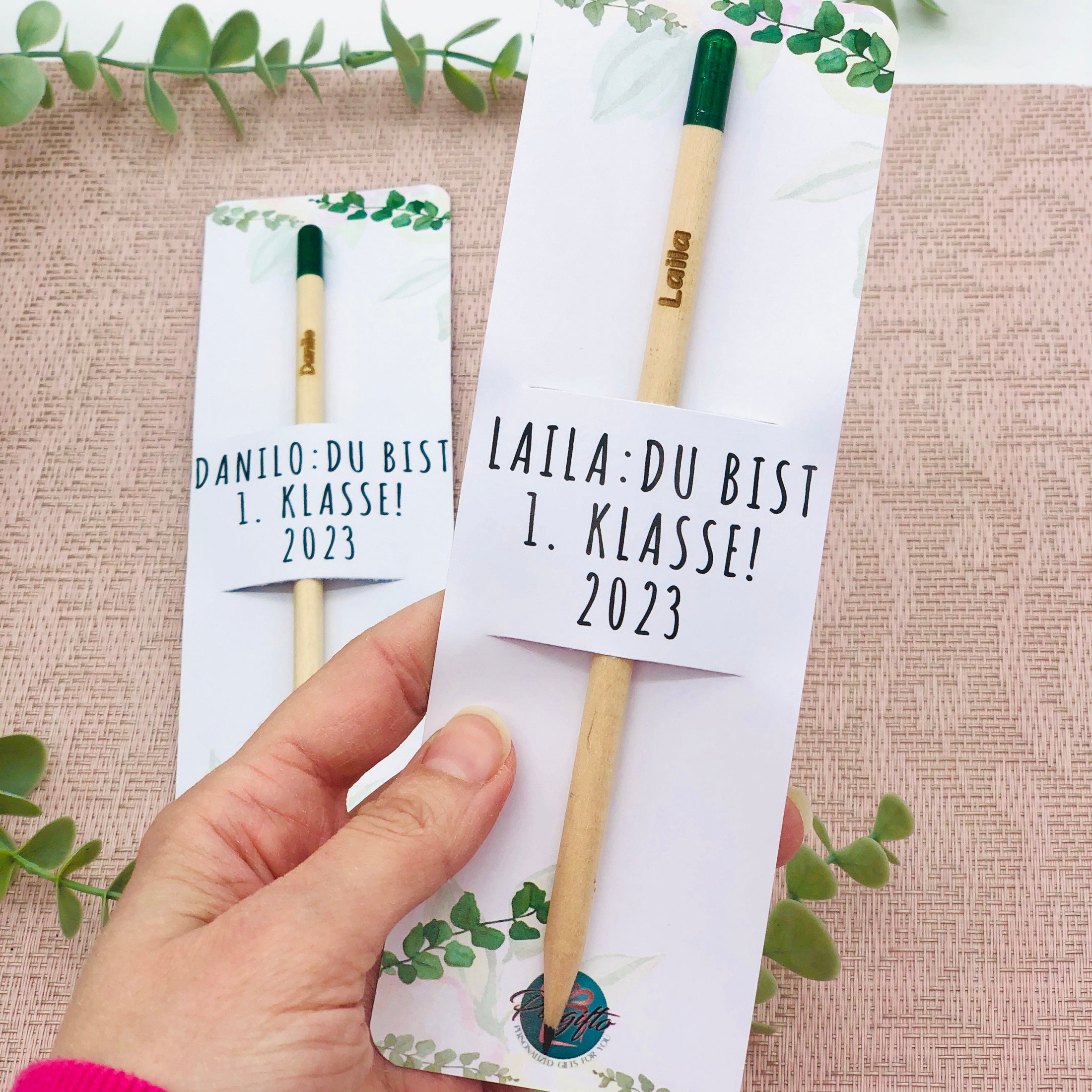 Geschenk zur Einschulung für Schultüte - Bleistift zum Einpflanzen Set – Pergifto